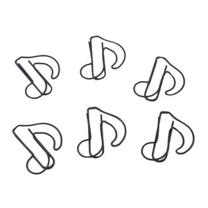 25 Count Paper Clips, Music Note Teacher Lover Gifts, Cute Shaped Paper ...