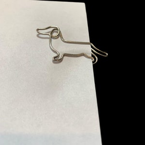 25 Count Dachshund Shaped Paper Clips, Dog Lover Gifts, Cute Shaped ...