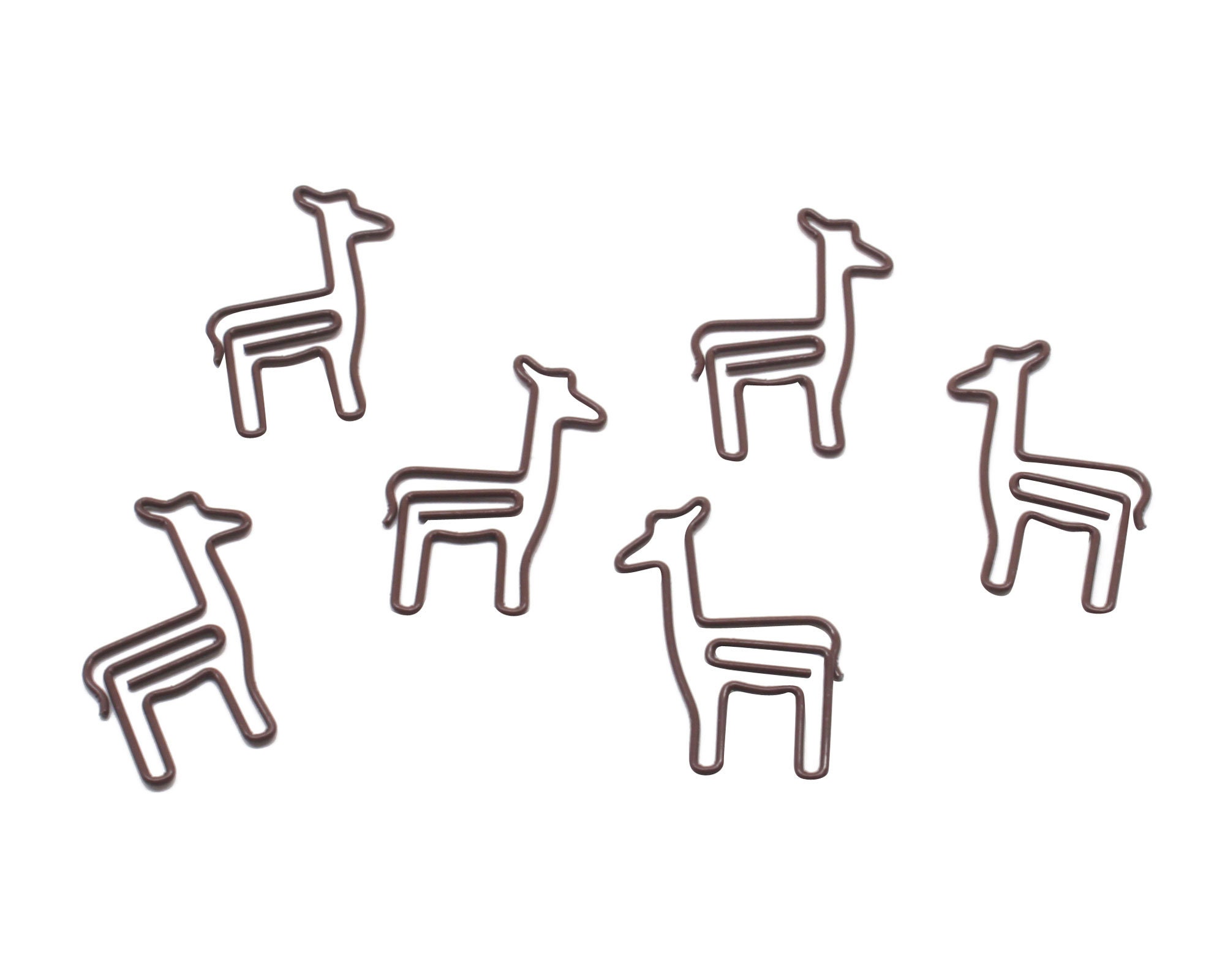 25 Count Paper Clips Giraffe Lover Gifts Cute Shaped Paper - Etsy