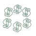 100 Count Paper Clips Cash Money Lover Gifts Dollar Sign Cute Shaped ...