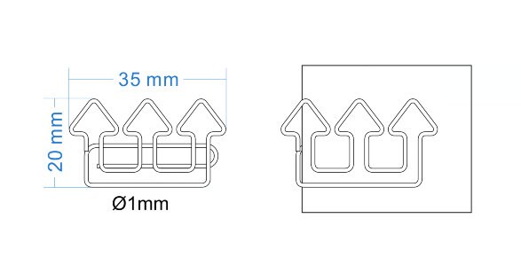 1000 Custom Shaped Paper Clips for Your Company Business Logo - Etsy