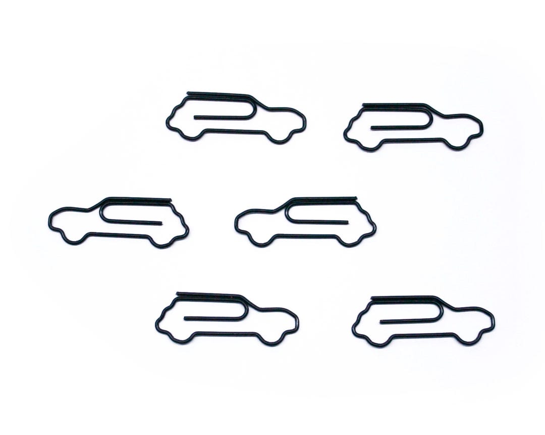 100 Count Car Paper Clips, Car Lover Gifts, Automobile Lover Gifts ...