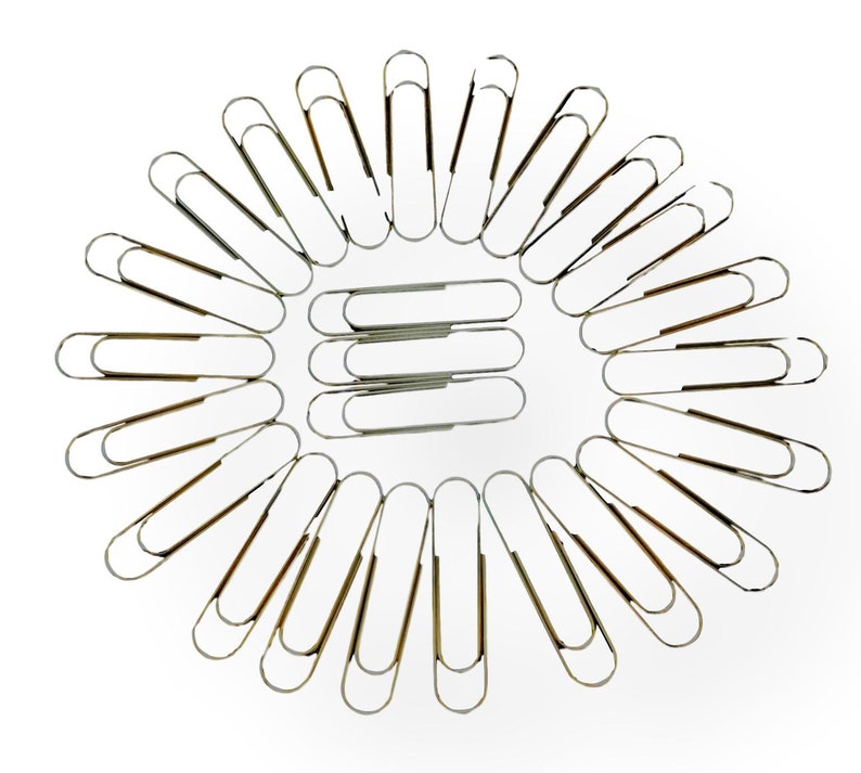 25 Count 4 100mm Jumbo Extra Large Paper Clips silver - Etsy