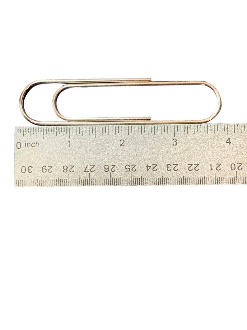 25 Count 4 100mm Jumbo Extra Large Paper Clips silver | Etsy