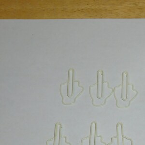 100 Count Middle Finger Paper Clips, Middle Finger Gift, Funny Shaped ...