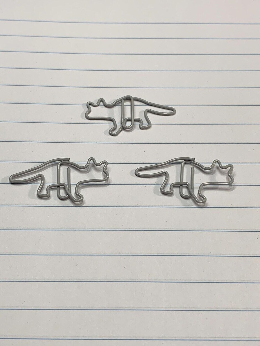 25 Count Gray Raccoon Shaped Paper Clips, Raccoon Lover Gifts, Cute ...