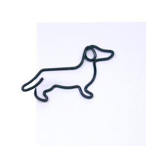 10 Count Dachshund Shaped Paper Clips, Dog Lover Cute Gifts, Office ...