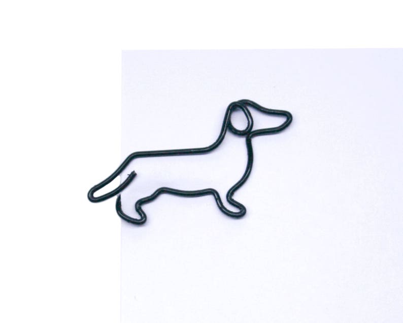 10 Count Dachshund Shaped Paper Clips Dog Lover Cute Gifts | Etsy