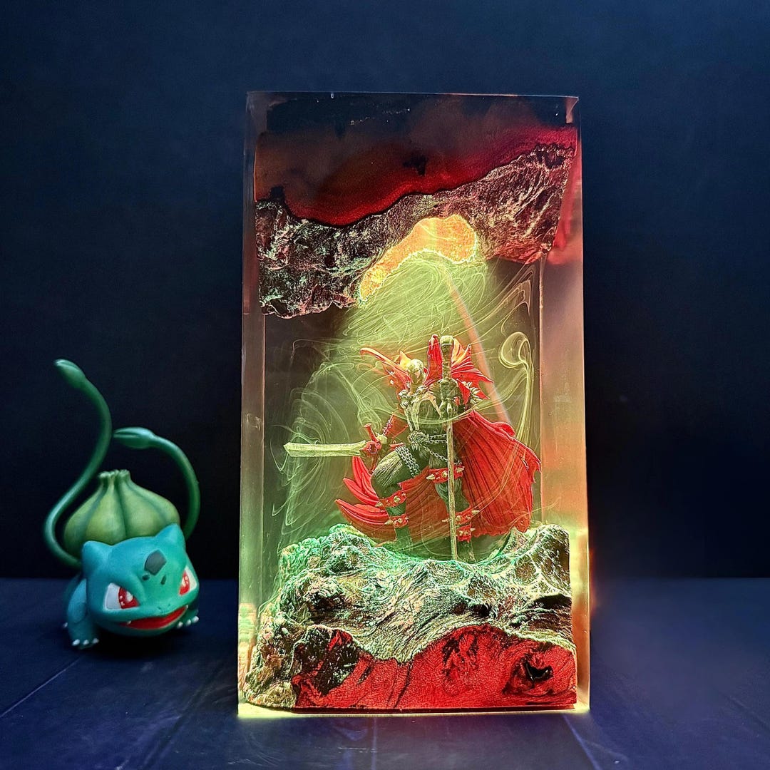 Spawn Spawn Lamp – Anime Resin Night Light – Gift for Spawn Fans - Etsy