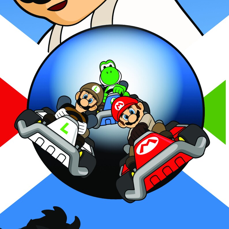 The Italian Job Mario Poster Parody Art Pop Art Print - Etsy