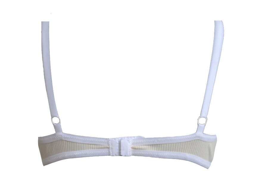 Organic Ribbed Strappy Bra - Etsy