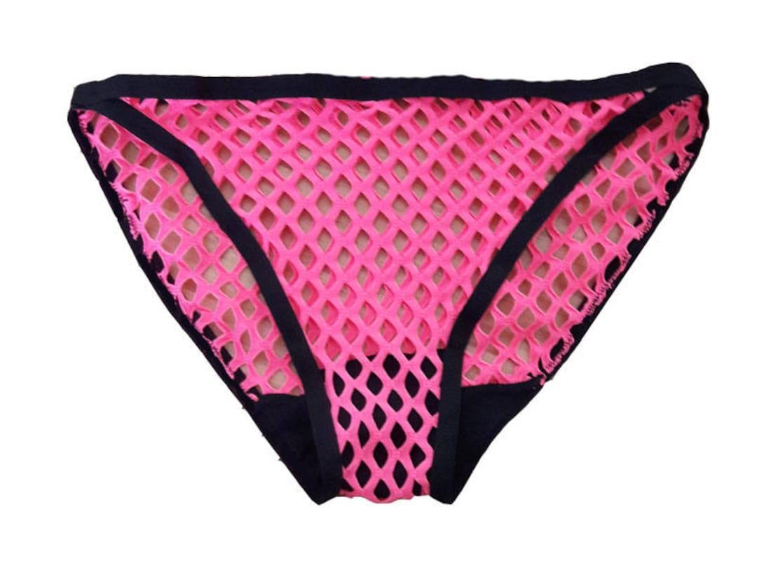 Neon Fishnet Brief Summer Edition - Etsy