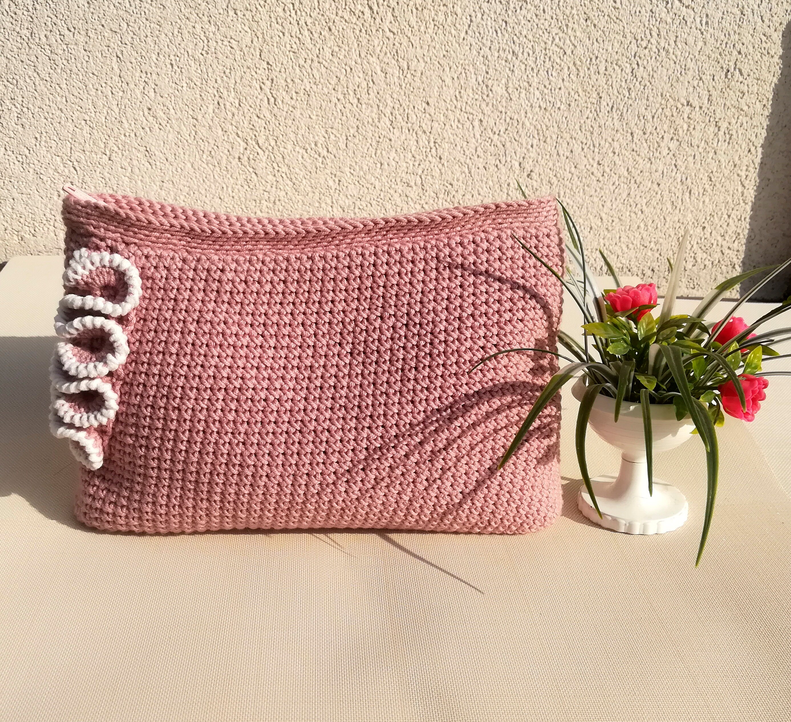 Crochet Ruffles Pattern, Ruffles Decor Pattern, Decor for Bags PDF ...