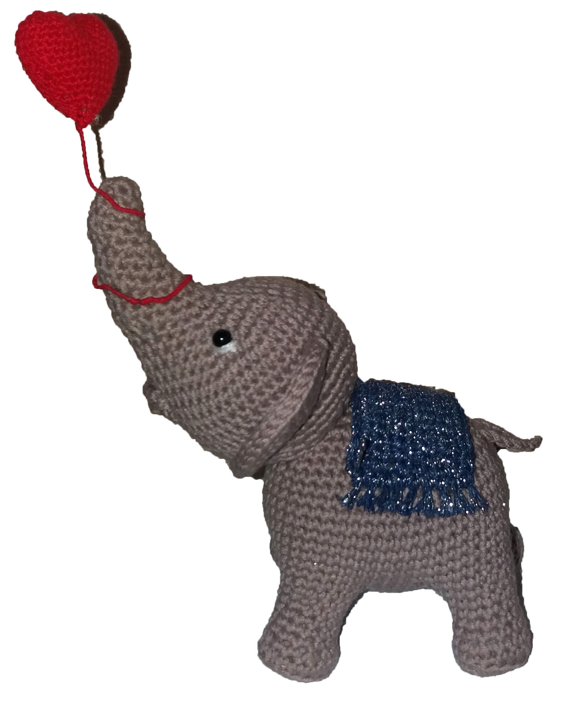 Elephant Crochet Pattern Amigurumi Elephant Pattern Elephant - Etsy