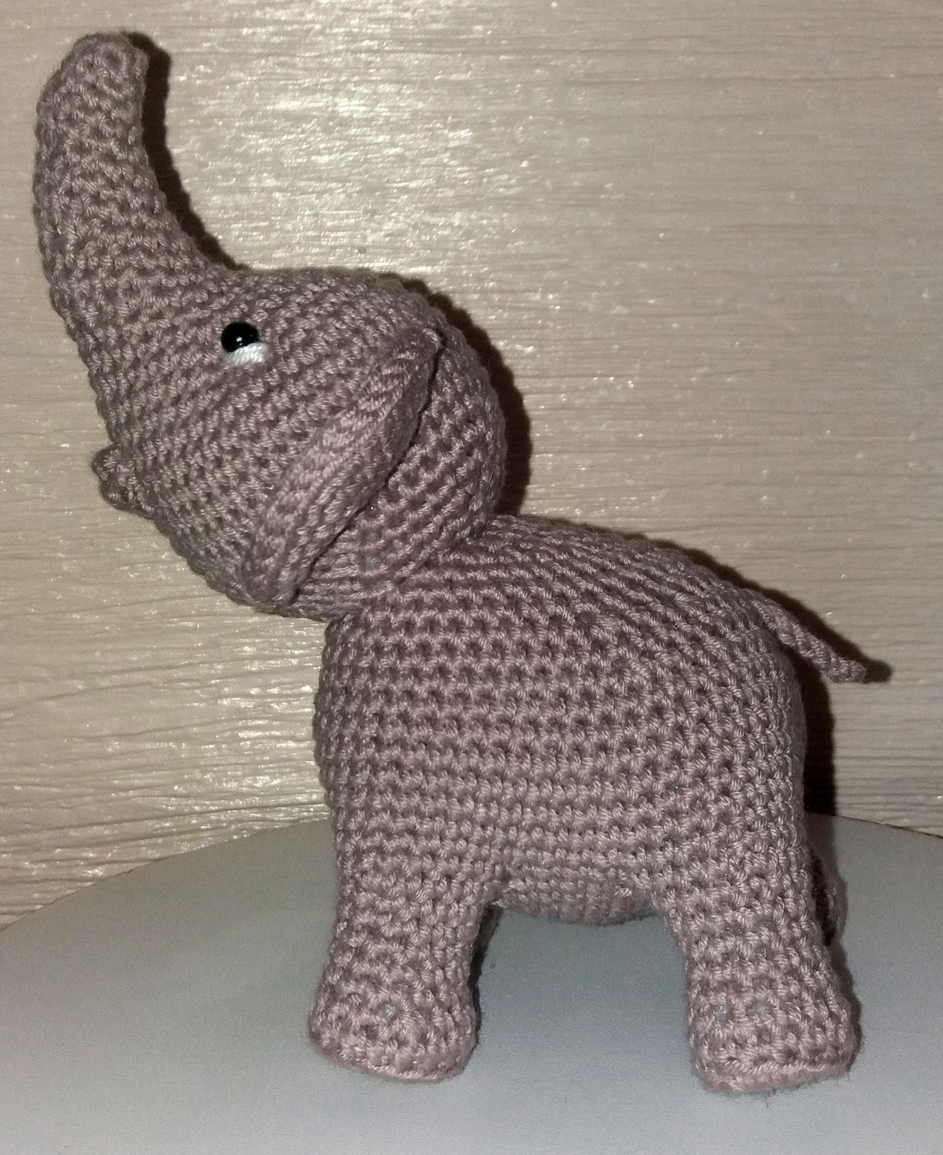 Elephant Crochet Pattern Amigurumi Elephant Pattern Elephant - Etsy
