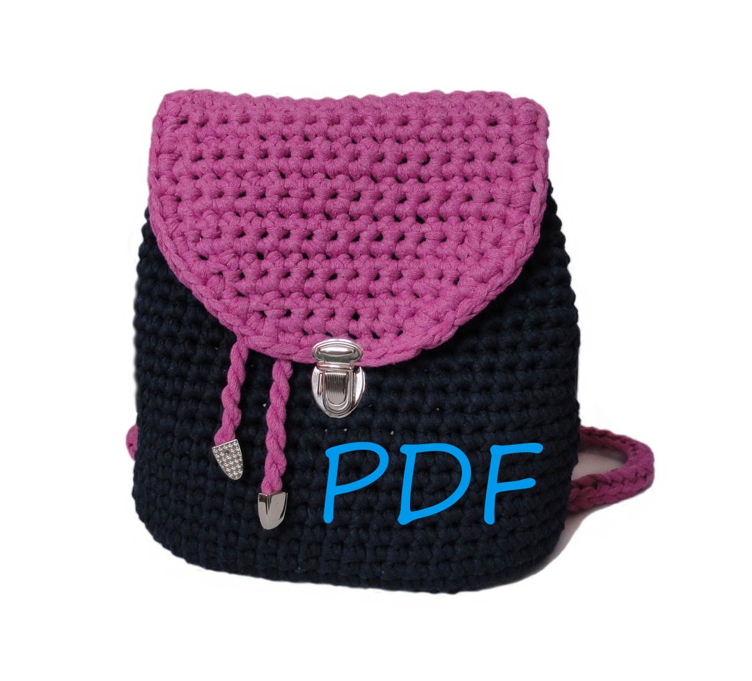 Backpack Pattern, Crochet Backpack Pattern, Backpack PDF Pattern ONLY ...