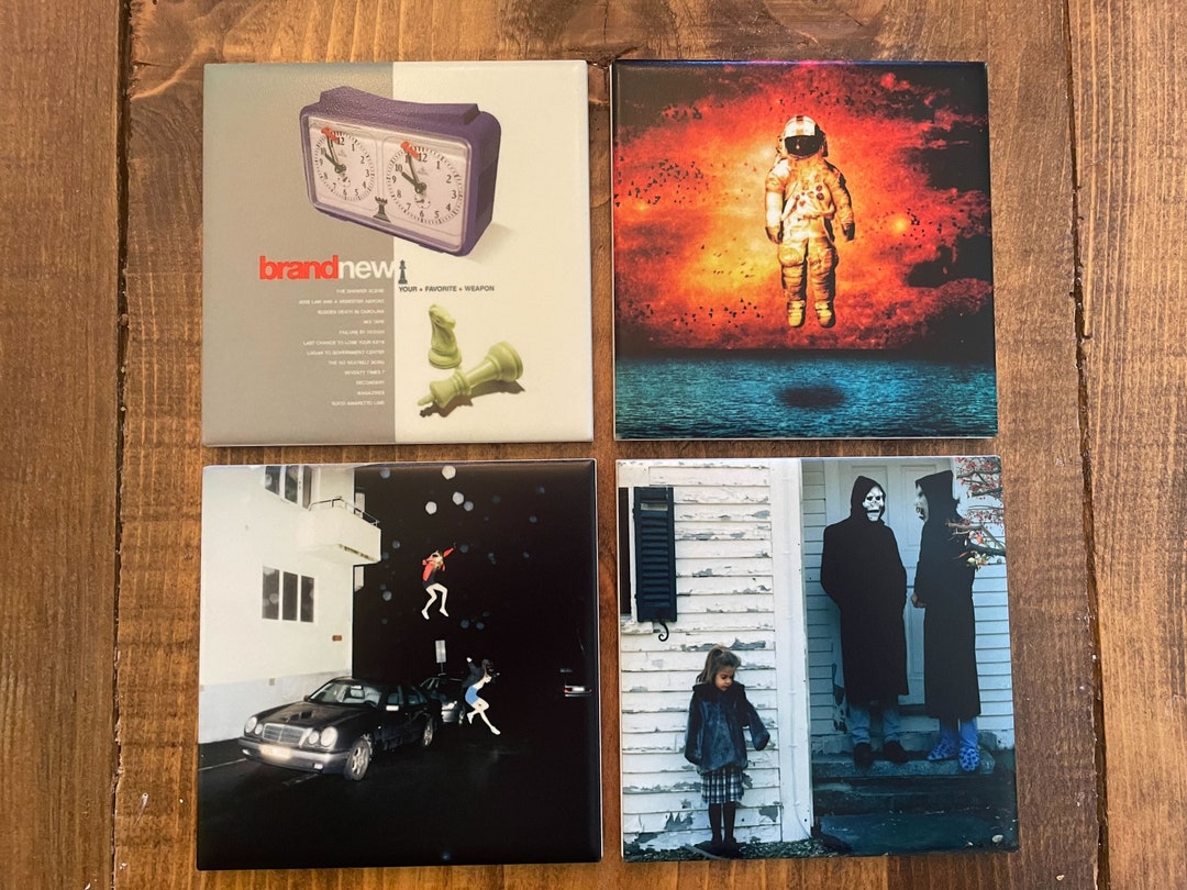 Brand New (band) Album Cover Coasters - Great Birthday Gift for Brand ...