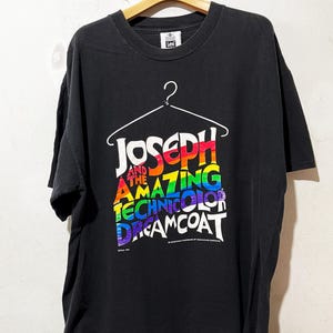 Vintage 90s Joseph and the Amazing Technicolor Dreamcoat Shirt Size XL ...