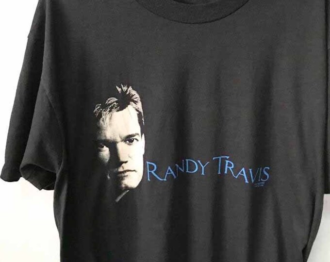 Vintage 1988 Randy Travis Shirt Size XL Free Shipping - Etsy