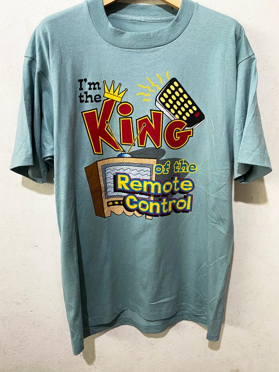 Vintage 90s King of The Remote Control Shirt Size L - Gem
