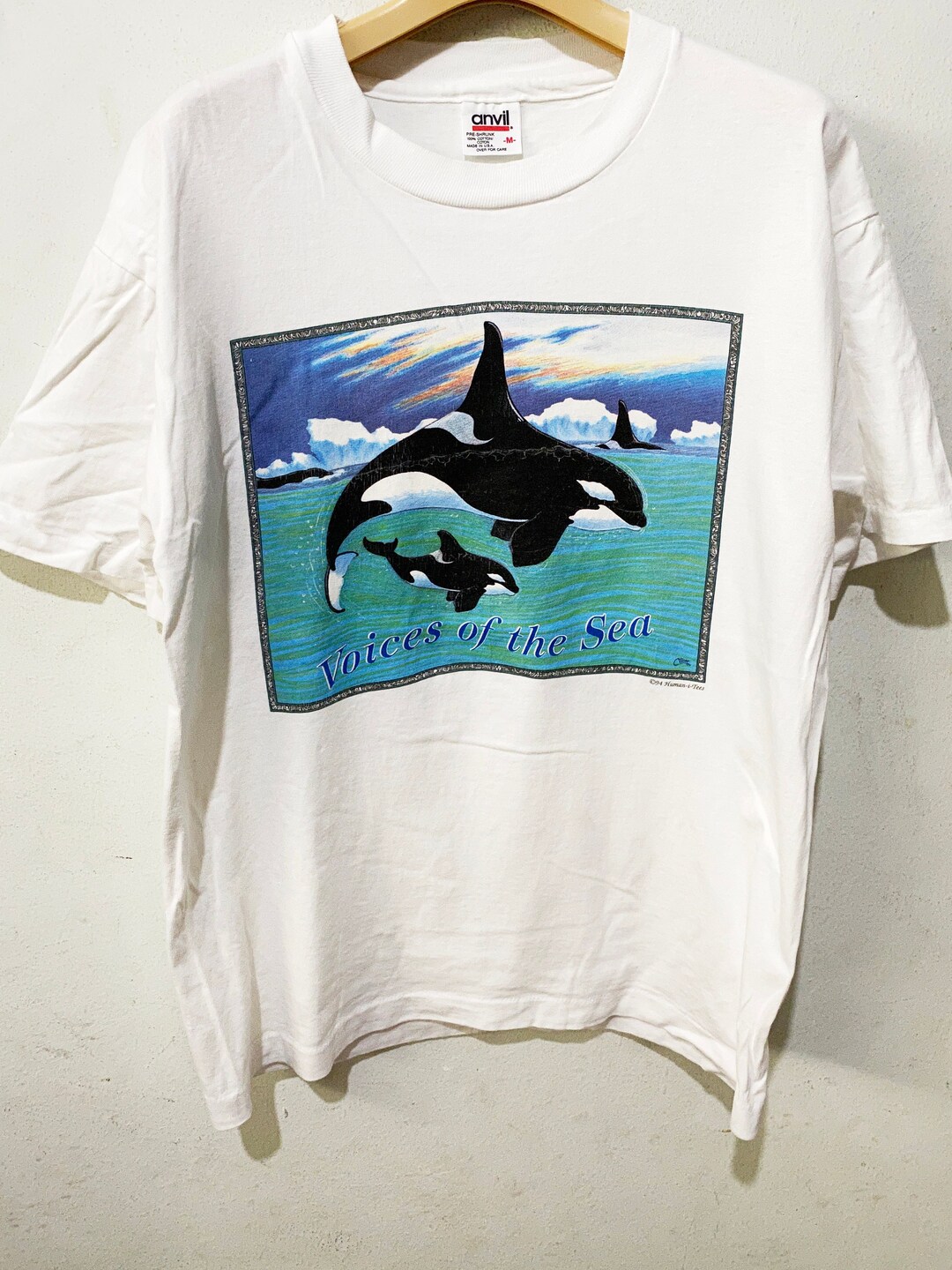 Vintage Human-i-tees Voices of the Sea Shirt Size M-L - Etsy