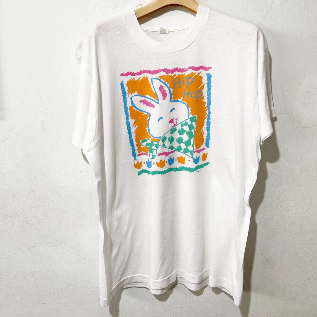 Vintage 90s Rabbit Nature T-shirt Size XL - Etsy