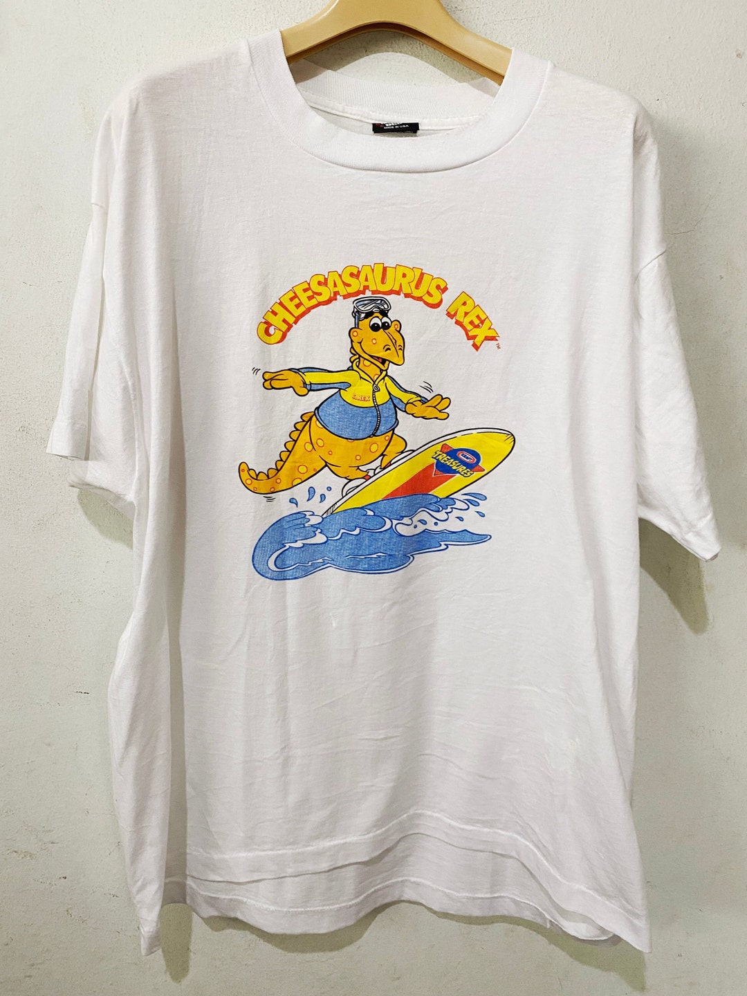 Vintage 90s Cheesasaurus Rex Shirt Size XL - Etsy