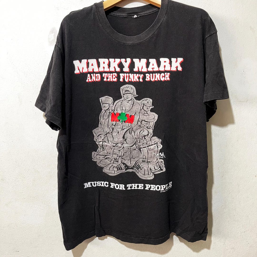 Vintage 1991 Marky Mark and the Funky Bunch Shirt Size M-L Vintage Hip ...