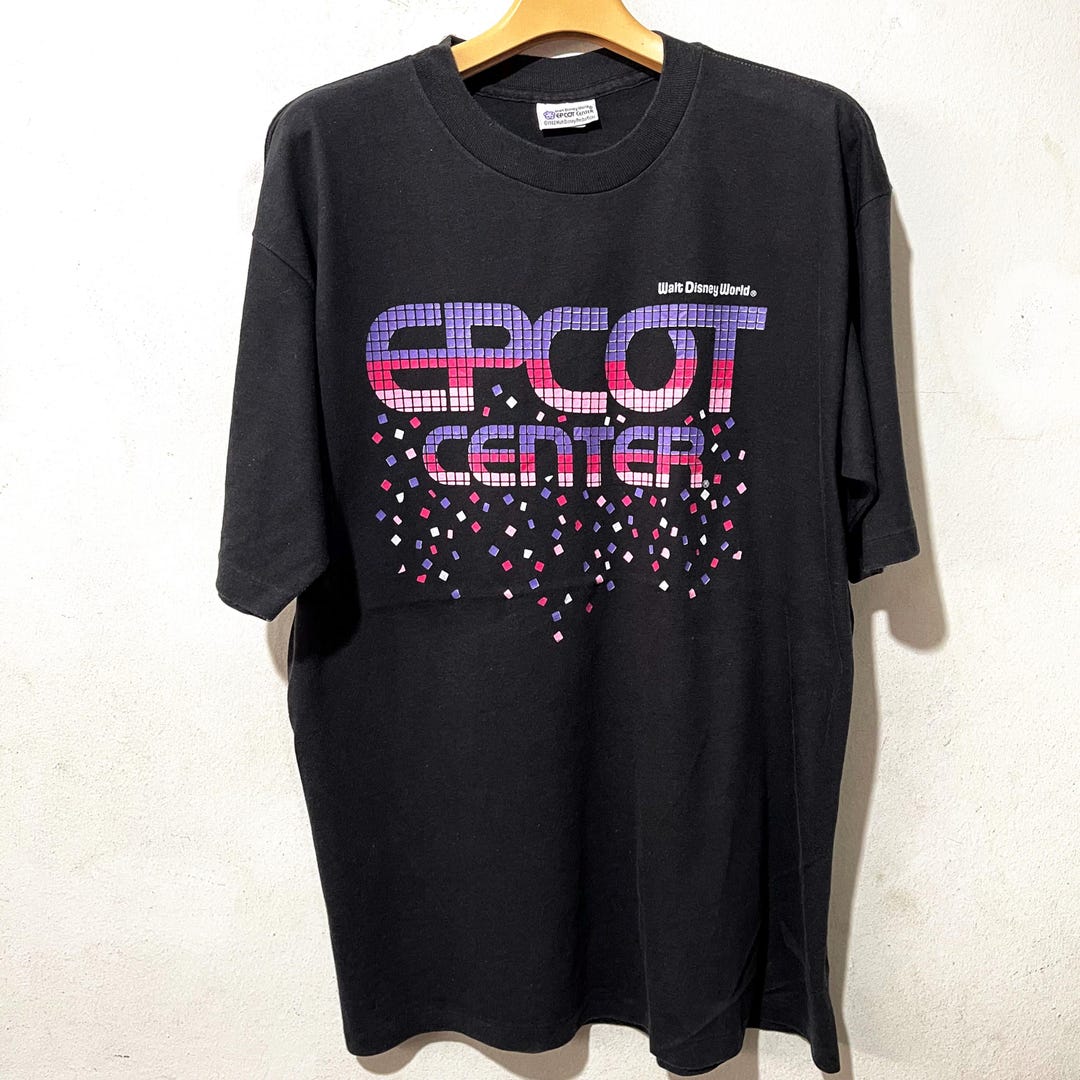Vintage 80s EPCOT Center T-shirt Size L - Etsy
