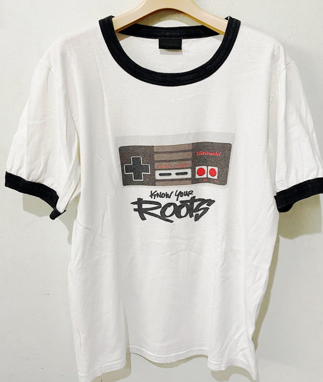 Vintage Nintendo Ringer Tee Size M 90s know Your Roots Tee, Vintage ...