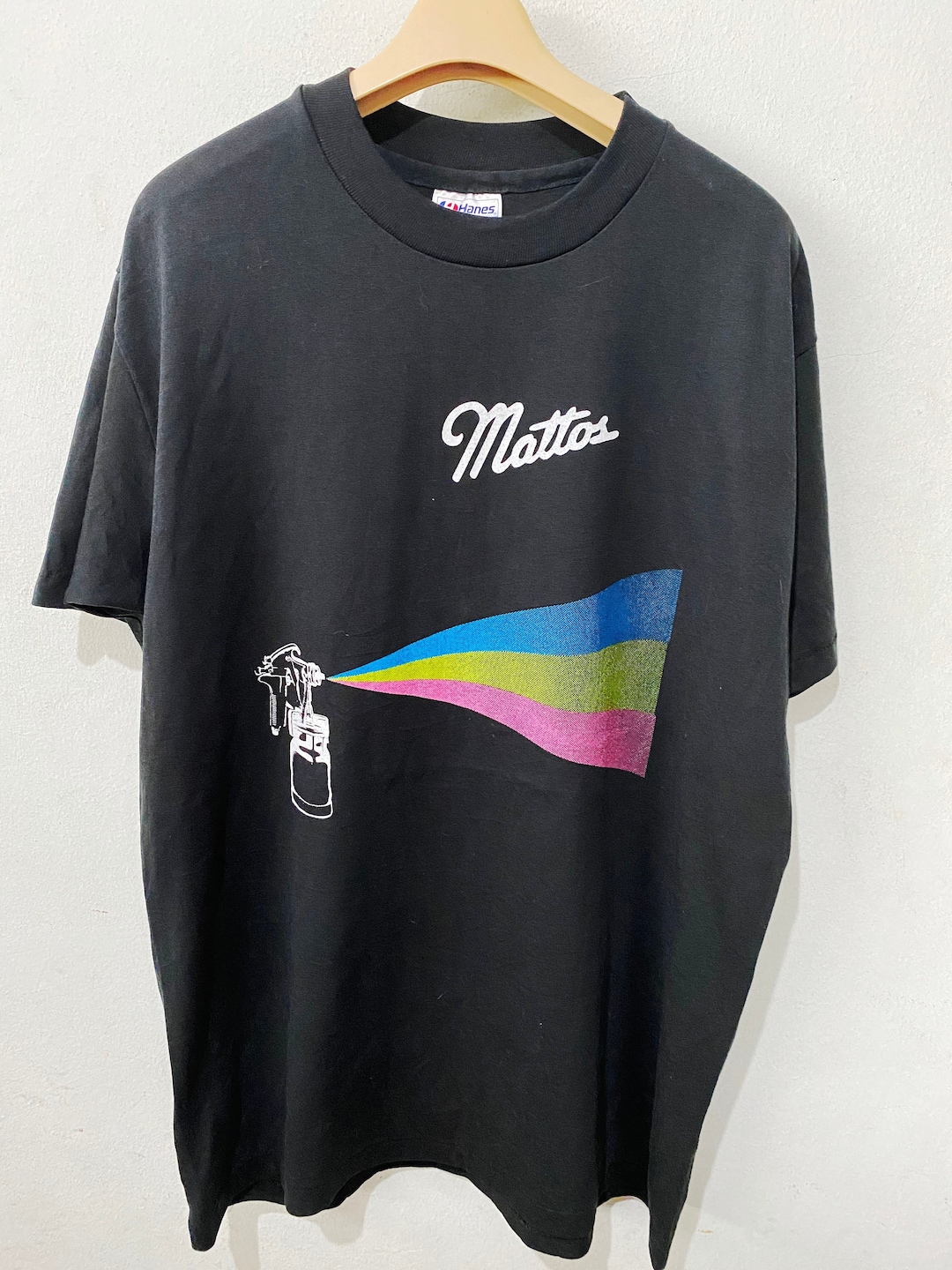 Vintage 90s Graffiti Spray Paint Shirt Size L - Etsy