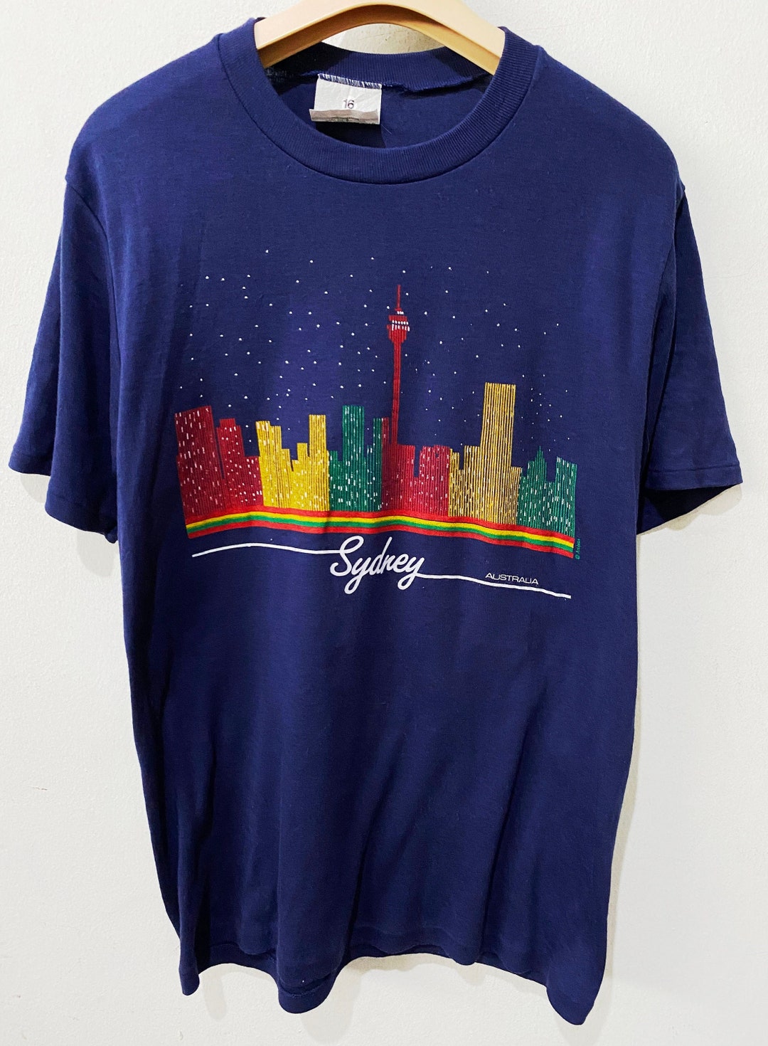 Vintage 90s Australia Sydney Shirt Size M - Etsy