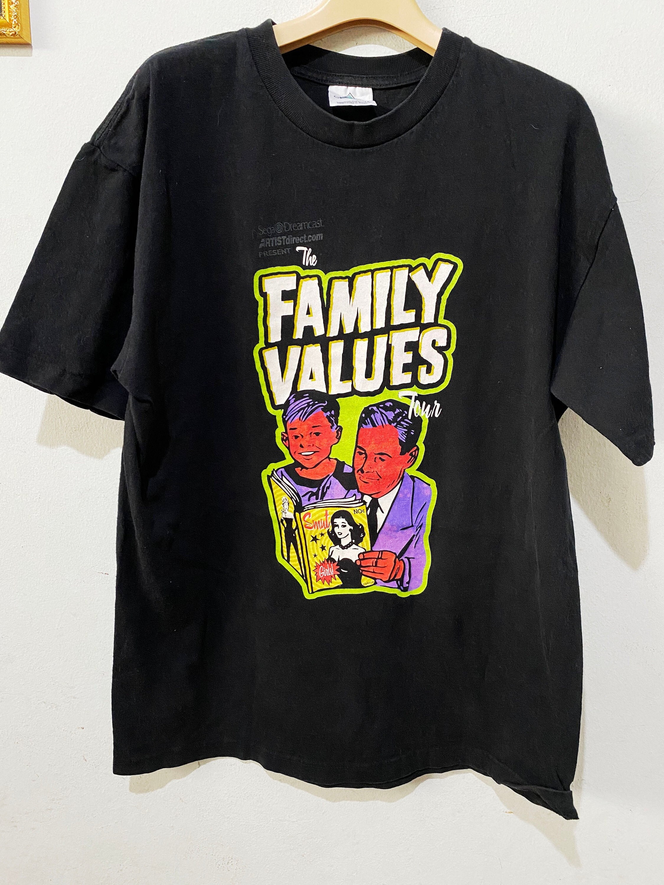 Vintage 90s the Family Values Shirt Size L - Etsy