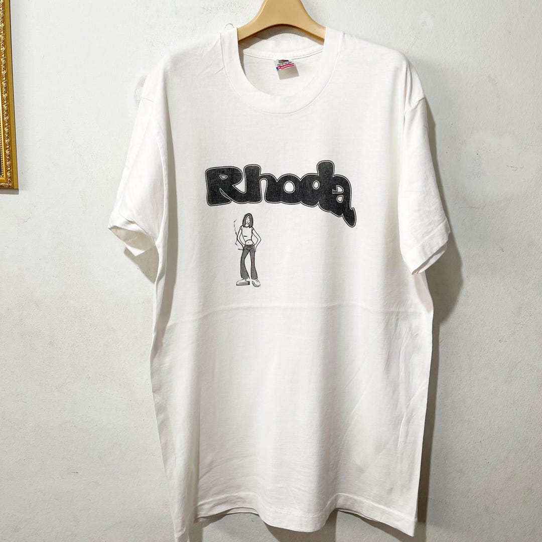 Vintage 90s Rhoda Smoking T-shirt Grunge Cool Graphic Tee Size L - Etsy
