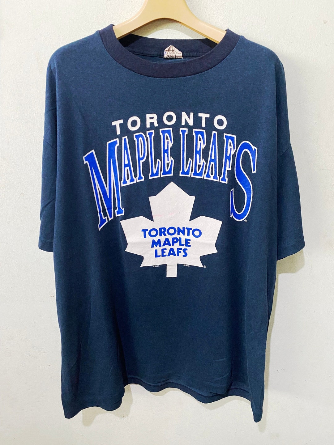 Vintage Toronto Maple Leafs Shirt Size XL 90s NHL Ice Hockey Team Tee ...