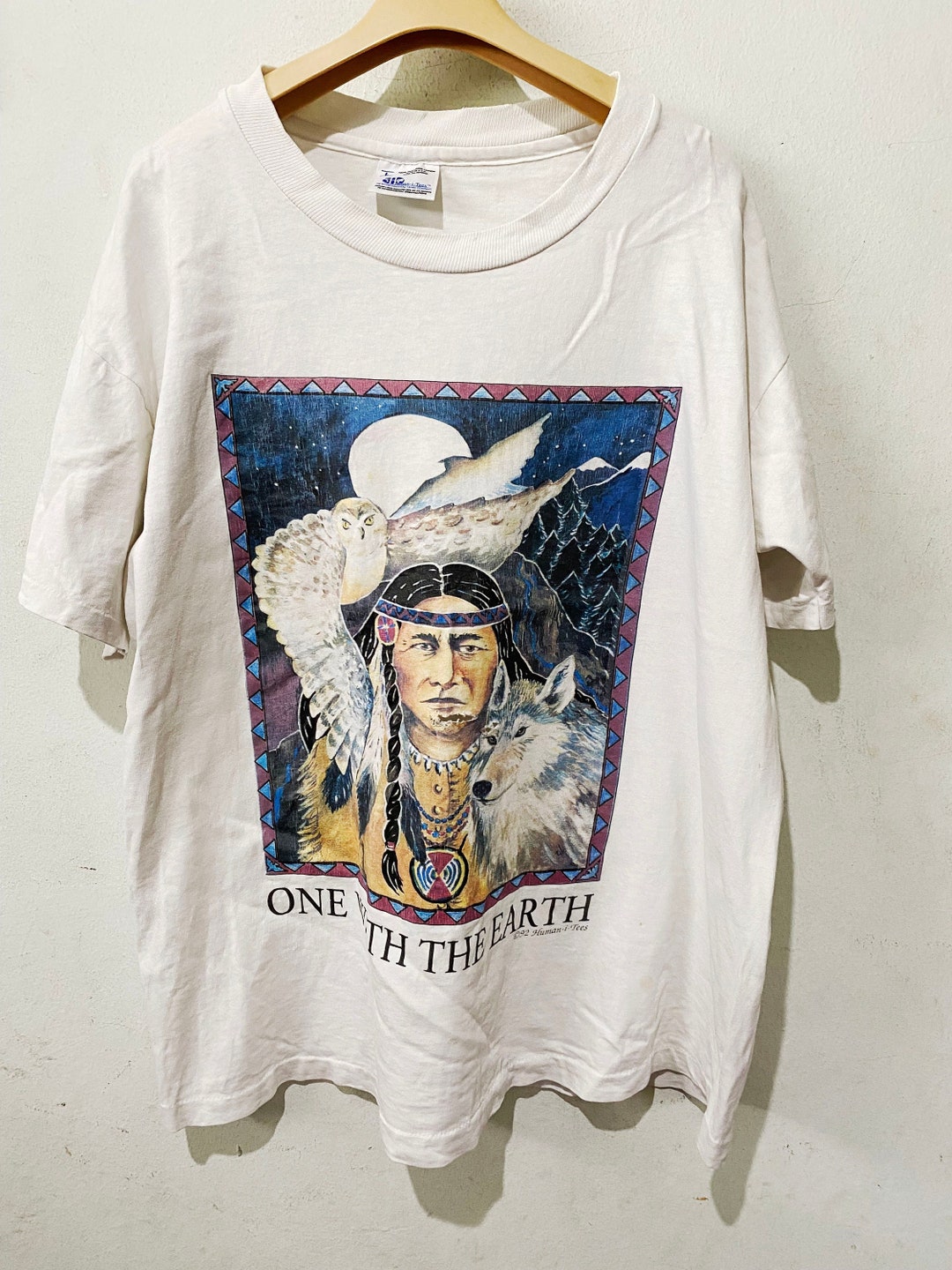 Vintage Human-i-tees One With the Earth Shirt Size L-XL - Etsy UK