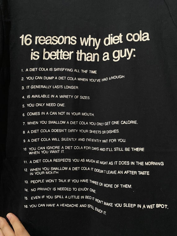 Vintage 16 Reasons Why Shirt Size M - Gem