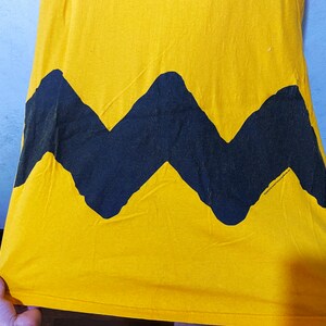 Vintage 90s Peanuts Zig Zag T-shirt Size XL - Etsy