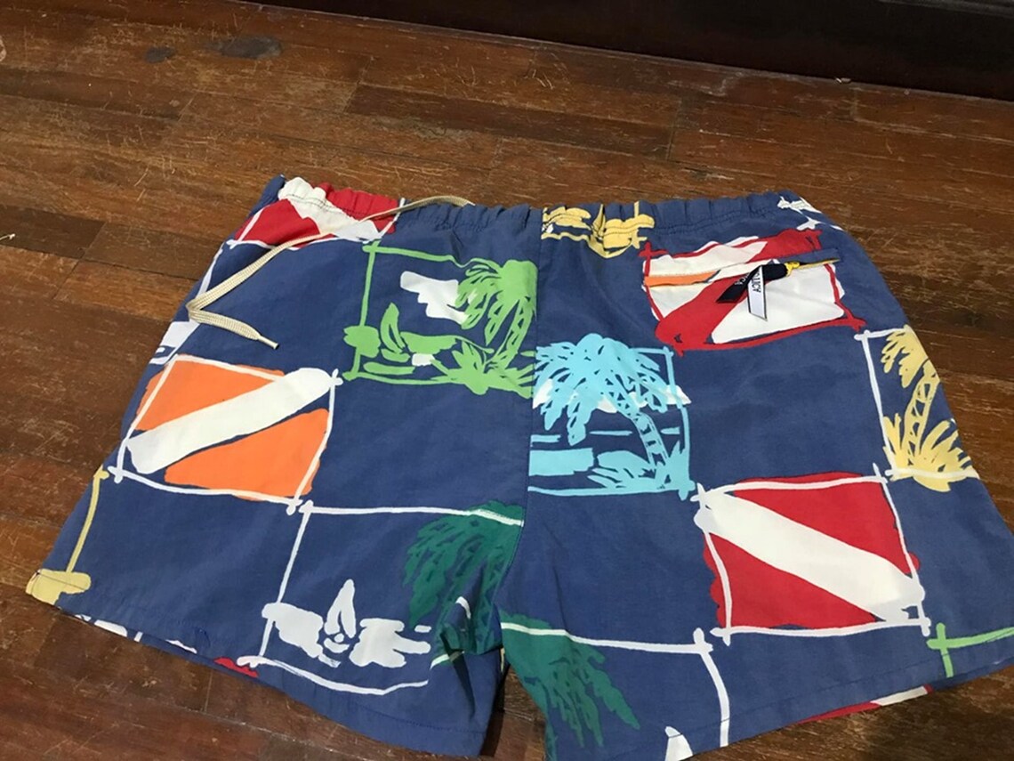 Vintage Nautica Surf Shorts - Etsy