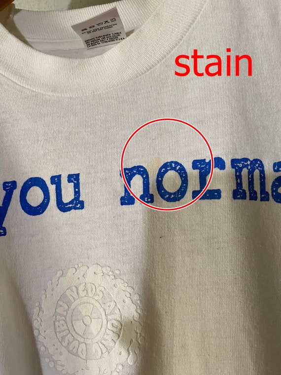 Vintage 90s Ned’s Atomic Dustbin Are You Normal Shirt… - Gem