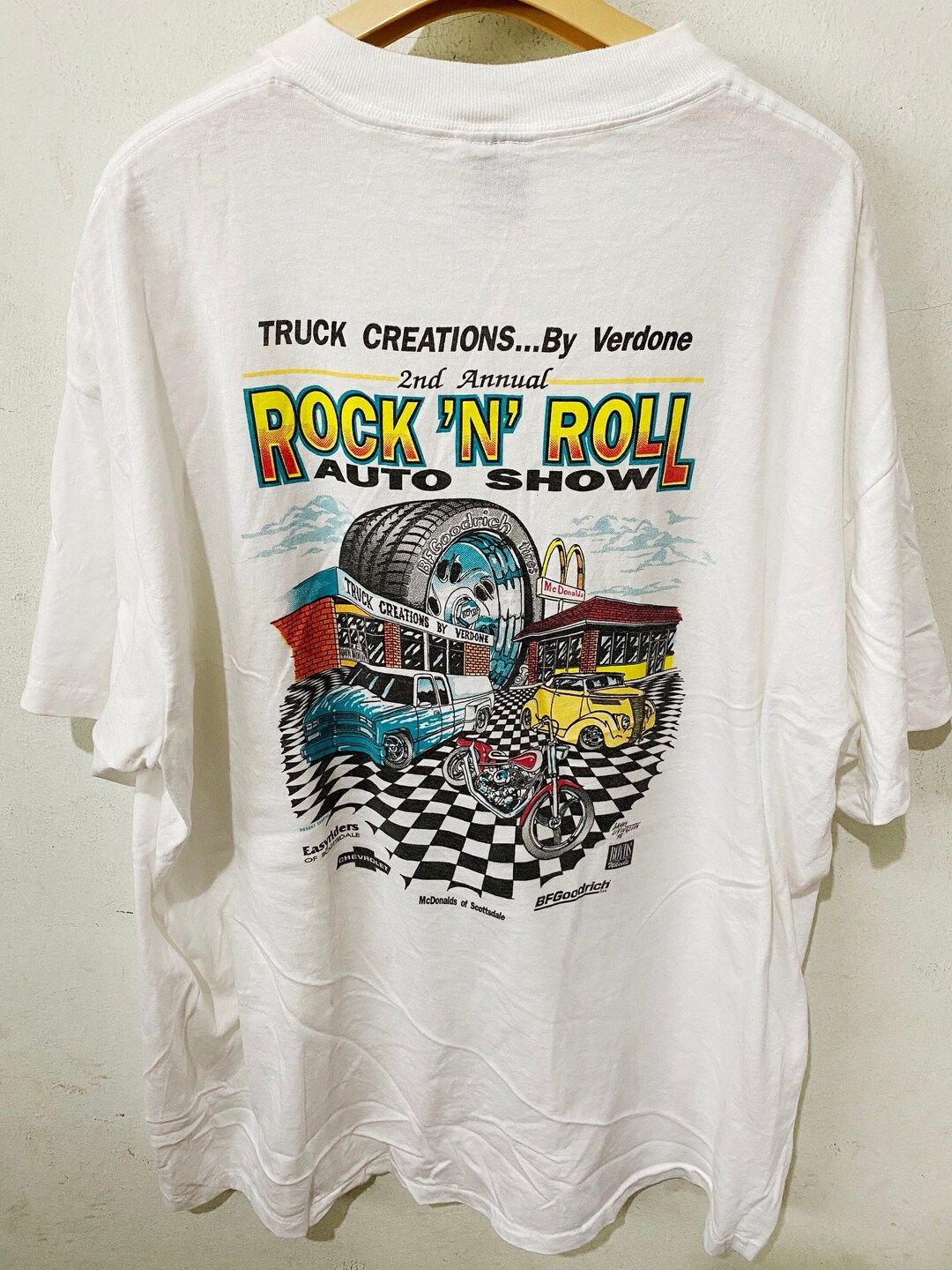 Vintage 90s Truck Racing Car Shirt Size XL - Etsy