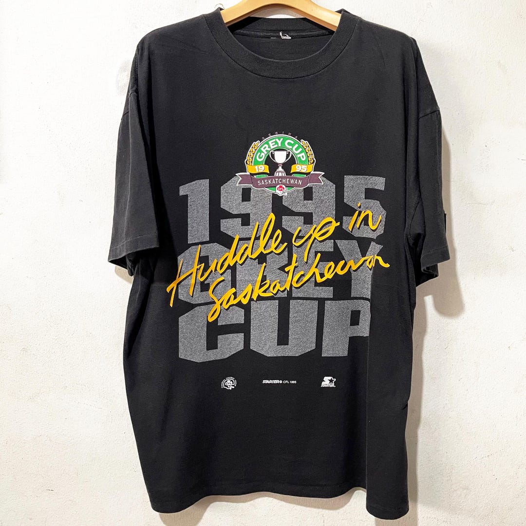 Vintage 1995 Grey Cup Saskatchewan Shirt Size XL Vintage CFL Tee ...