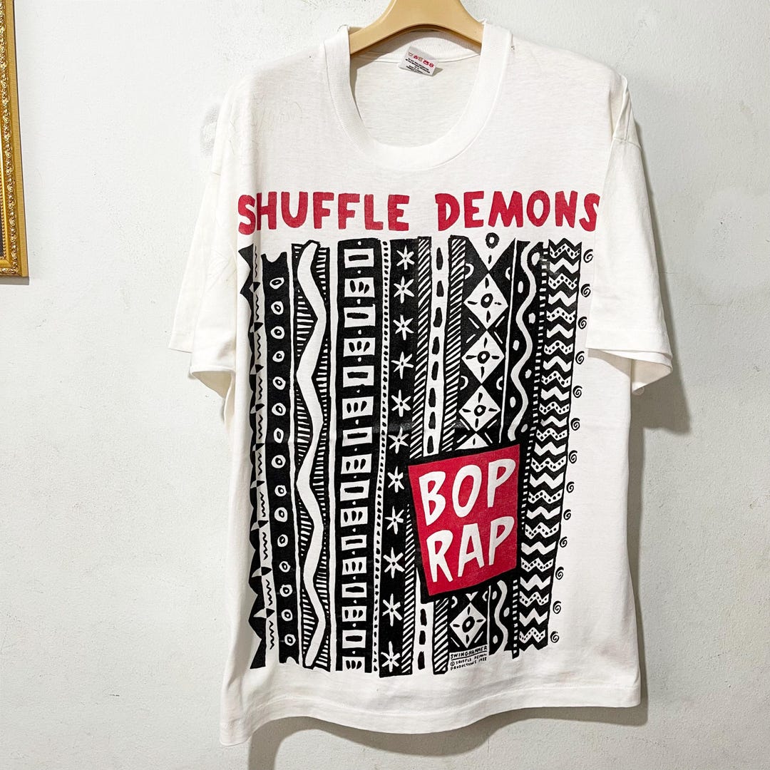 Vintage 90s Shuffle Demons Bop Rap Jazz T-shirt Size XL - Etsy