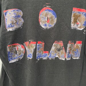 Vintage 1989 Bob Dylan Shirt Size XS Vintage American Singer Songwriter ...