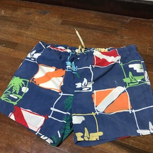 Vintage Nautica Surf Shorts - Etsy