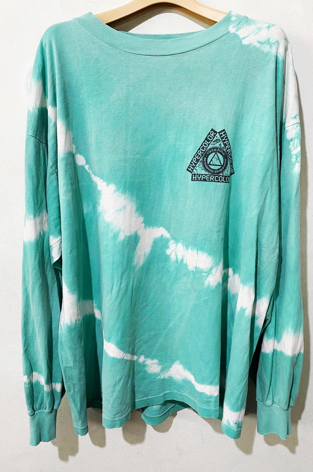 Vintage 90s Hypercolor Generra Shirt Size L - Etsy