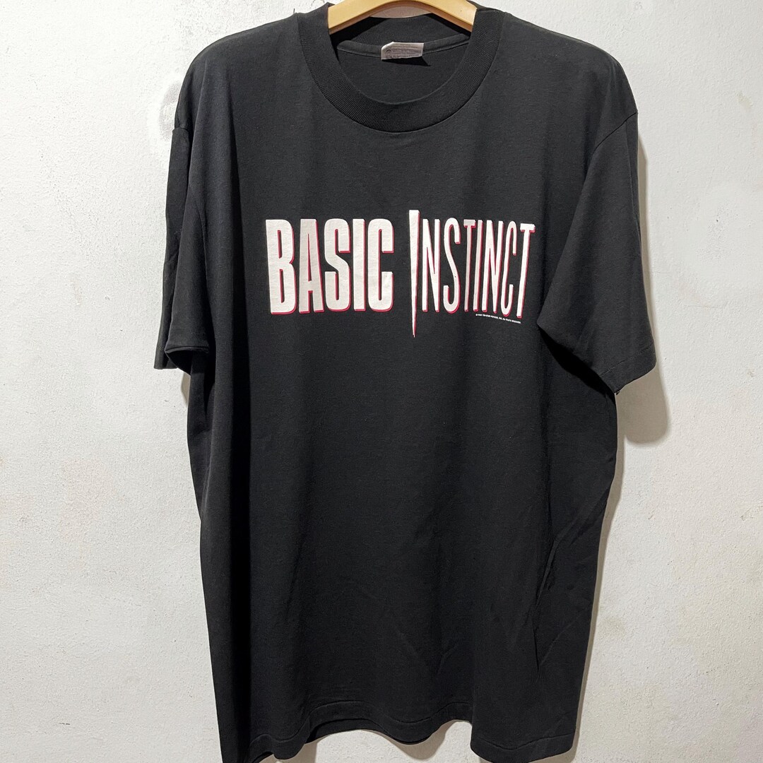 Vintage 1992 Basic Instinct Shirt Size L Vintage Movie Shirt, Vintage Thriller Mystery Tee - Etsy