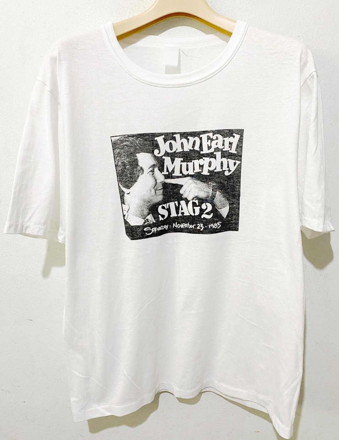 Vintage 1985 John Earl Murphy Stage 2 Shirt Size L 90s Music Tees ...