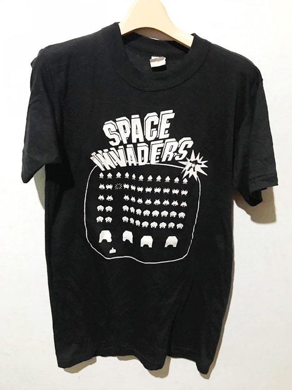 Vintage Space Invaders Shirt Size XS-S Free Shipping - Etsy