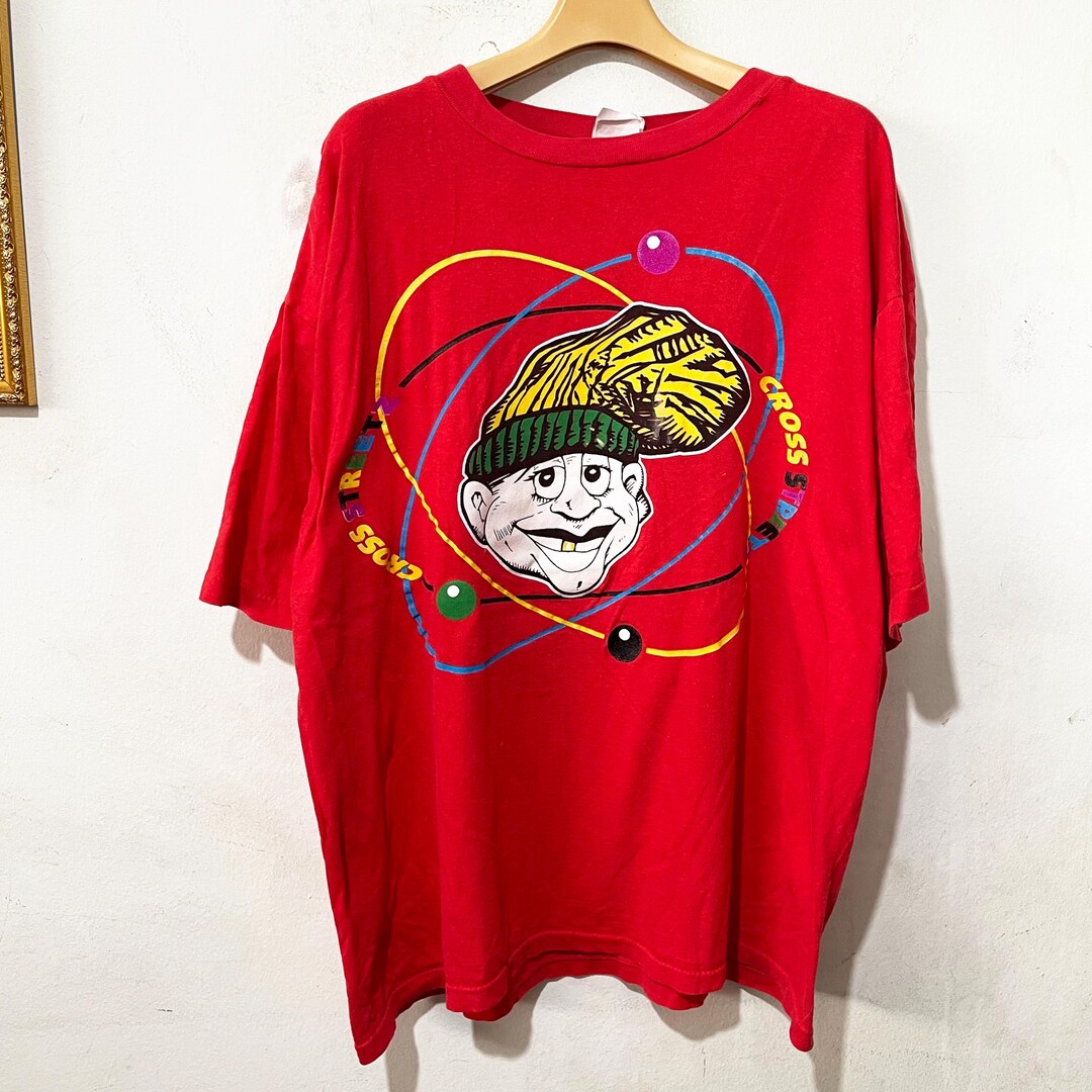 Vintage 90s Crossfire Atomic Cartoon T-shirt Size XL - Etsy